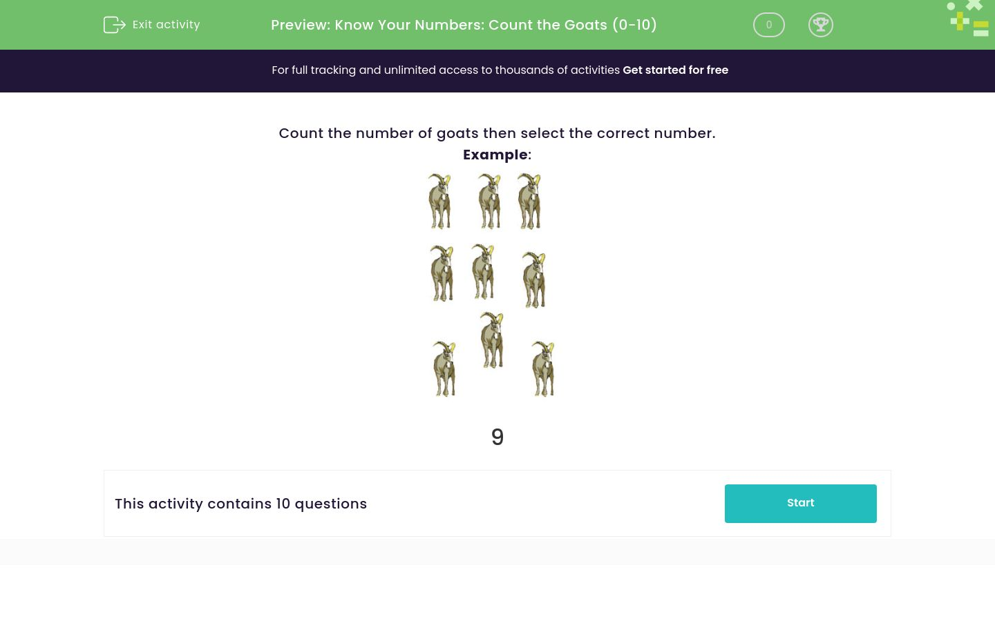 Count Animals Up To 20 Worksheet - EdPlace