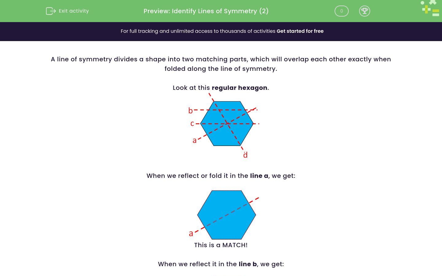 Identify Lines of Symmetry Worksheet - EdPlace
