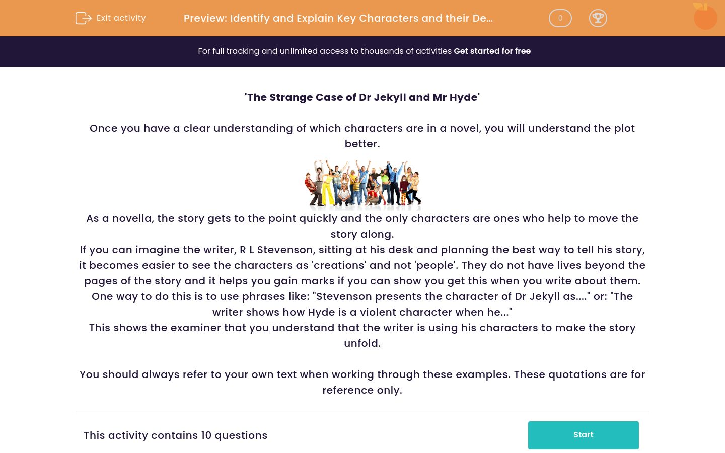 Identify and Explain Key Characters and their Development in 'The ...