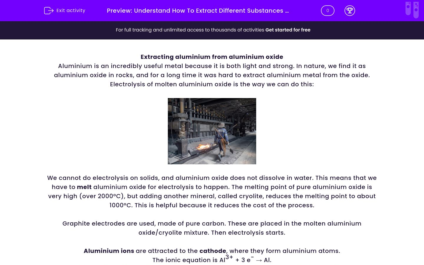 Understand How To Extract Different Substances Using Electrolysis ...