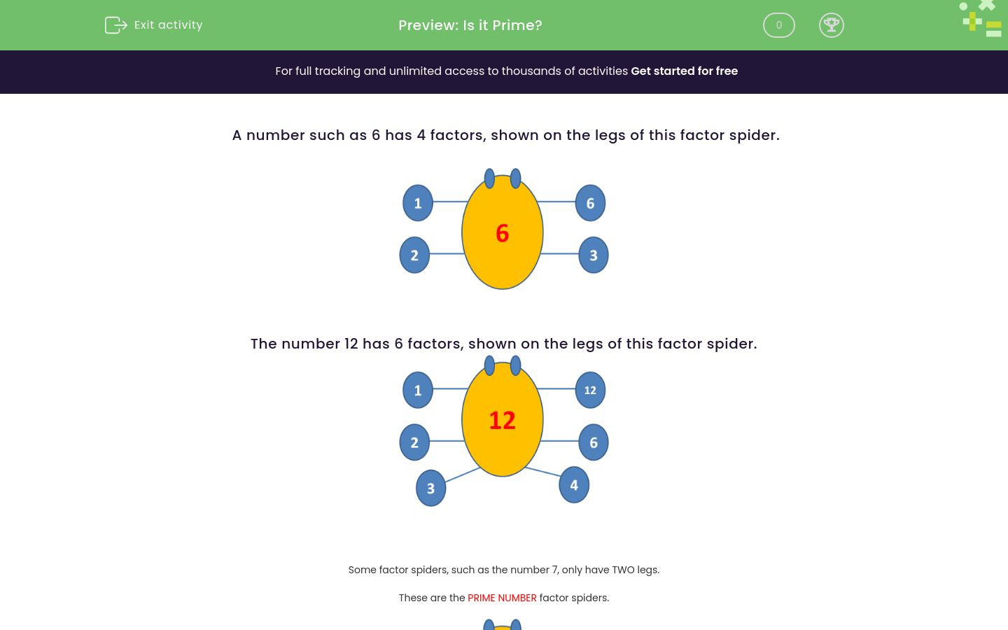 Recognise Prime Numbers Worksheet - EdPlace