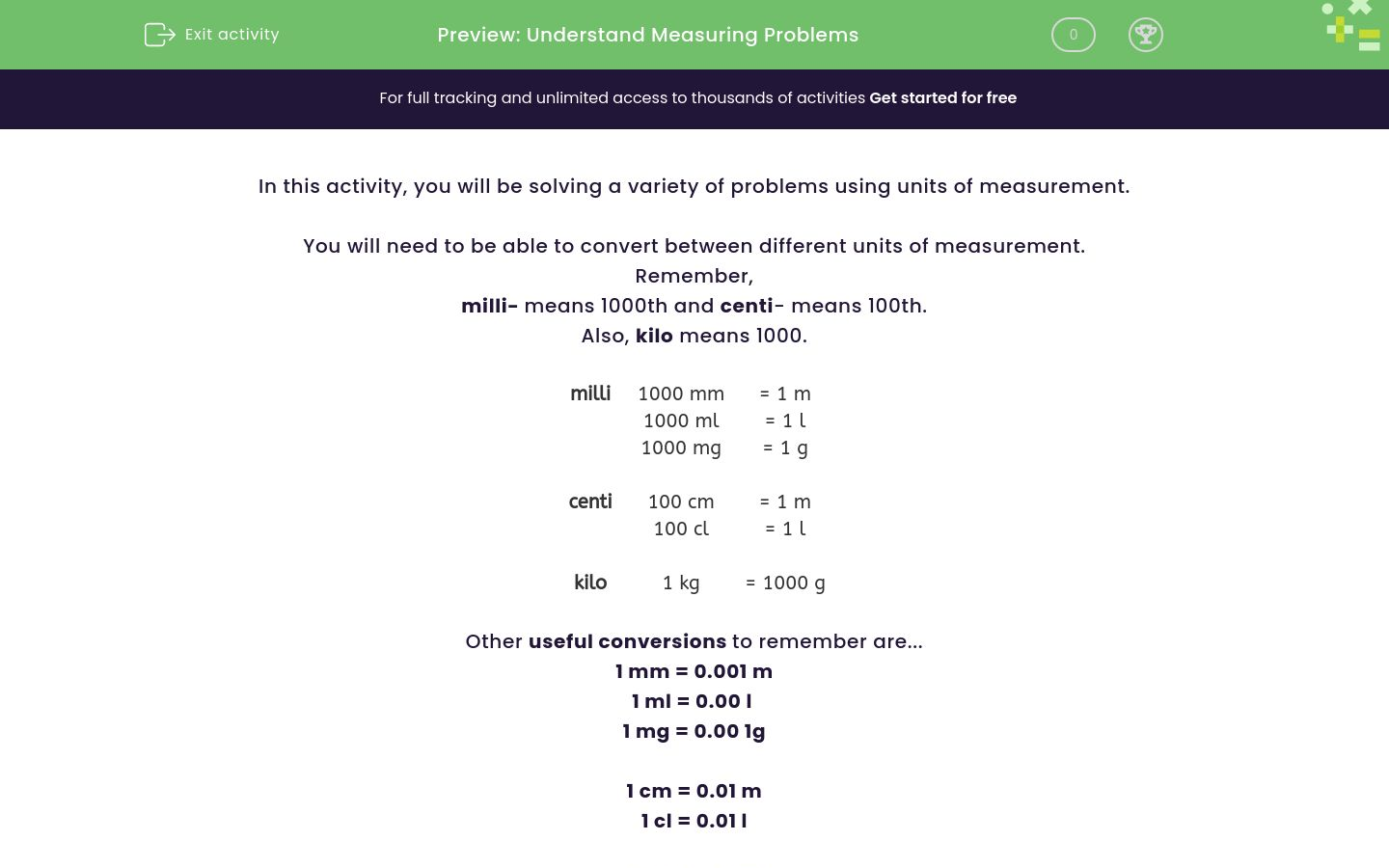 Understand Measuring Problems Worksheet - EdPlace