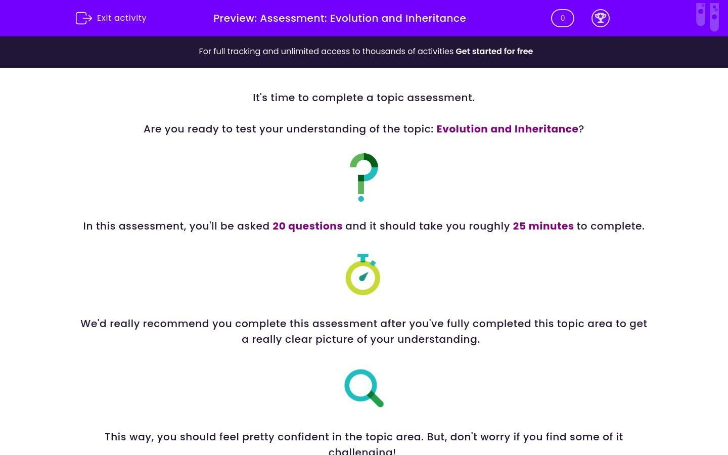 Assessment: Evolution and Inheritance Worksheet - EdPlace