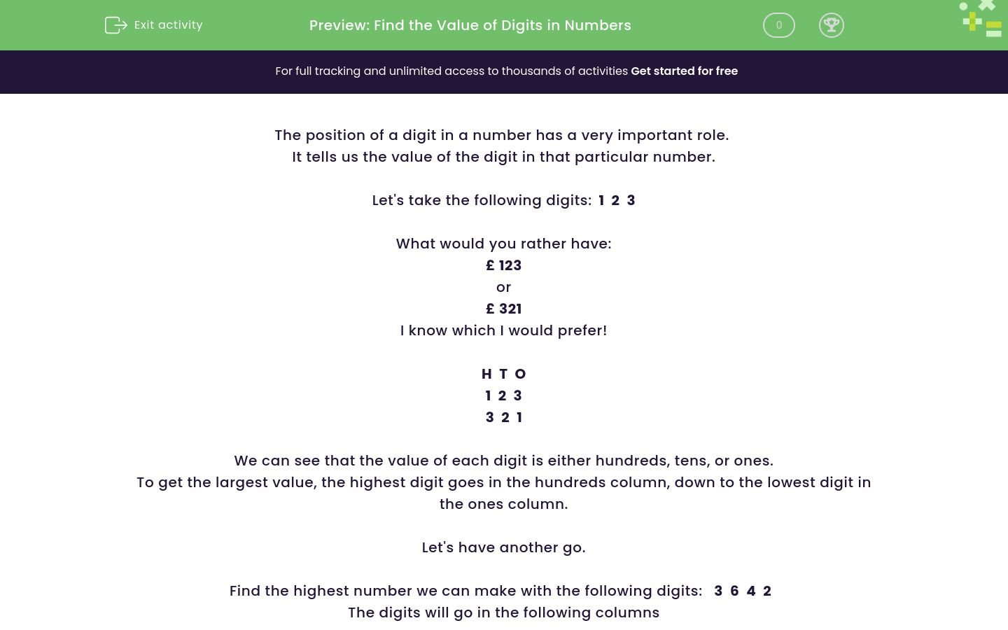 Find the Value of Digits in Numbers Worksheet - EdPlace