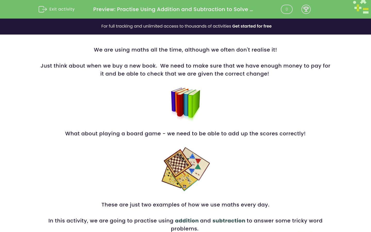 Practise Using Addition and Subtraction to Solve Two-Step Word Problems ...