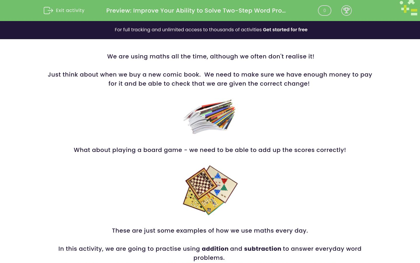 Improve Your Ability to Solve Two-Step Word Problems Worksheet - EdPlace