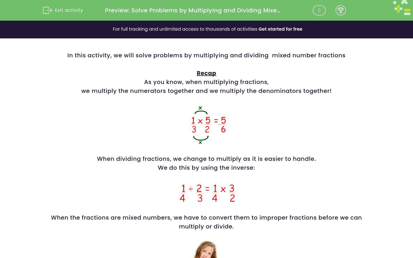 Solve Problems by Multiplying and Dividing Mixed Number Fractions ...