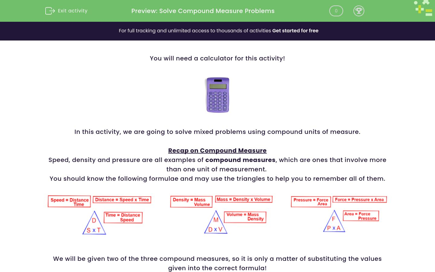 Solve Compound Measure Problems Worksheet - EdPlace