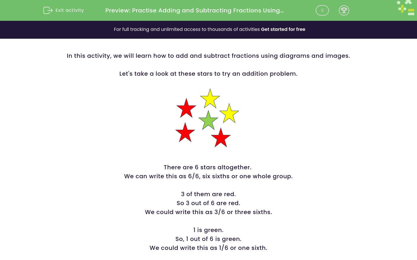 Practise Adding and Subtracting Fractions Using Diagrams Worksheet ...