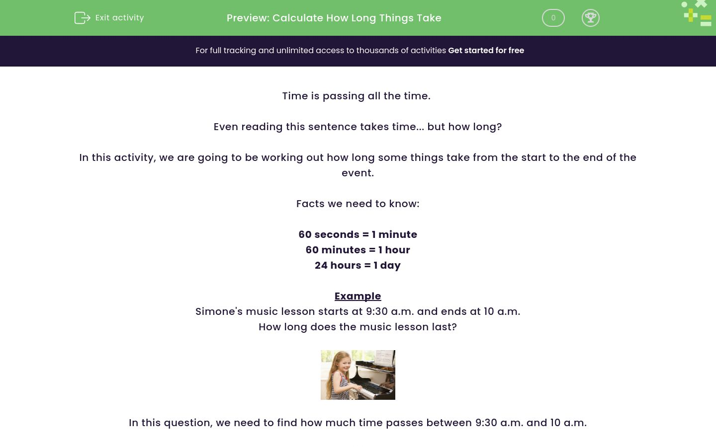 Calculate How Long Things Take Worksheet - EdPlace