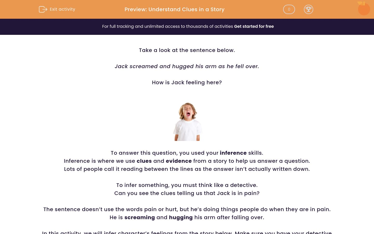 Understand Clues in a Story Worksheet - EdPlace