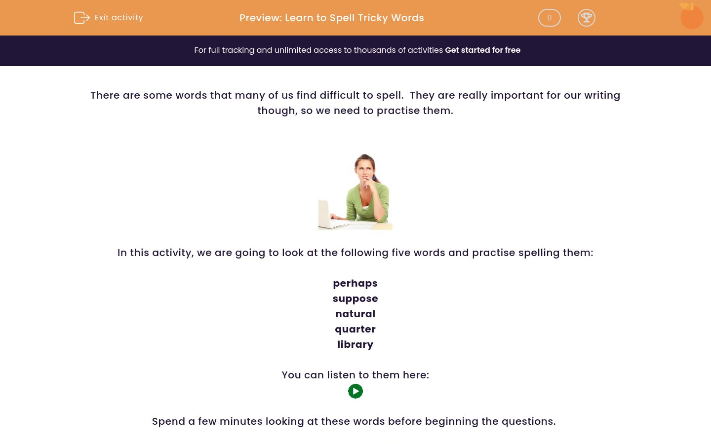 Learn to Spell Tricky Words Worksheet - EdPlace