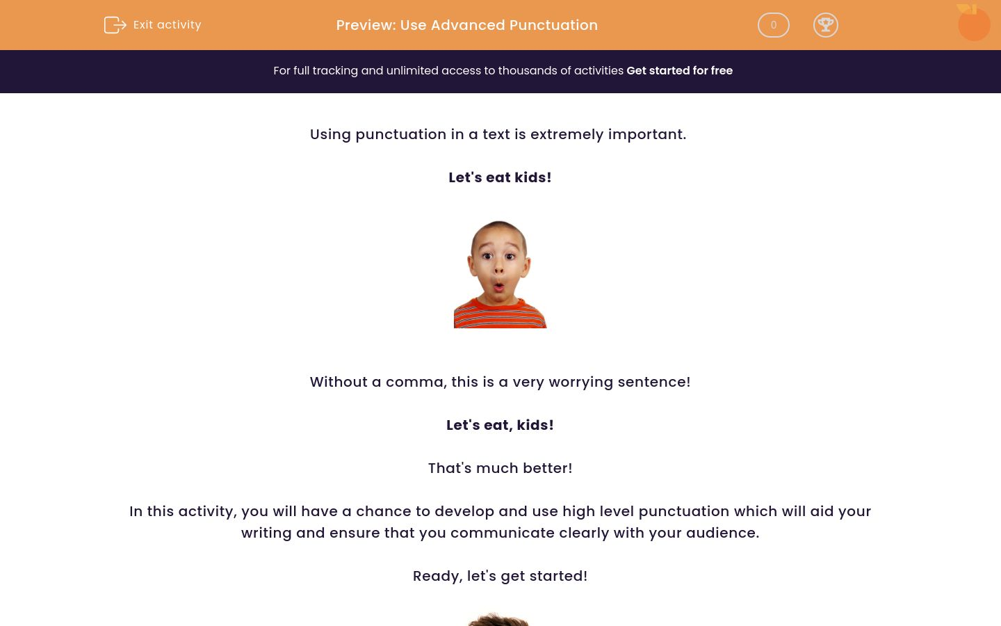 Use Advanced Punctuation Worksheet - EdPlace