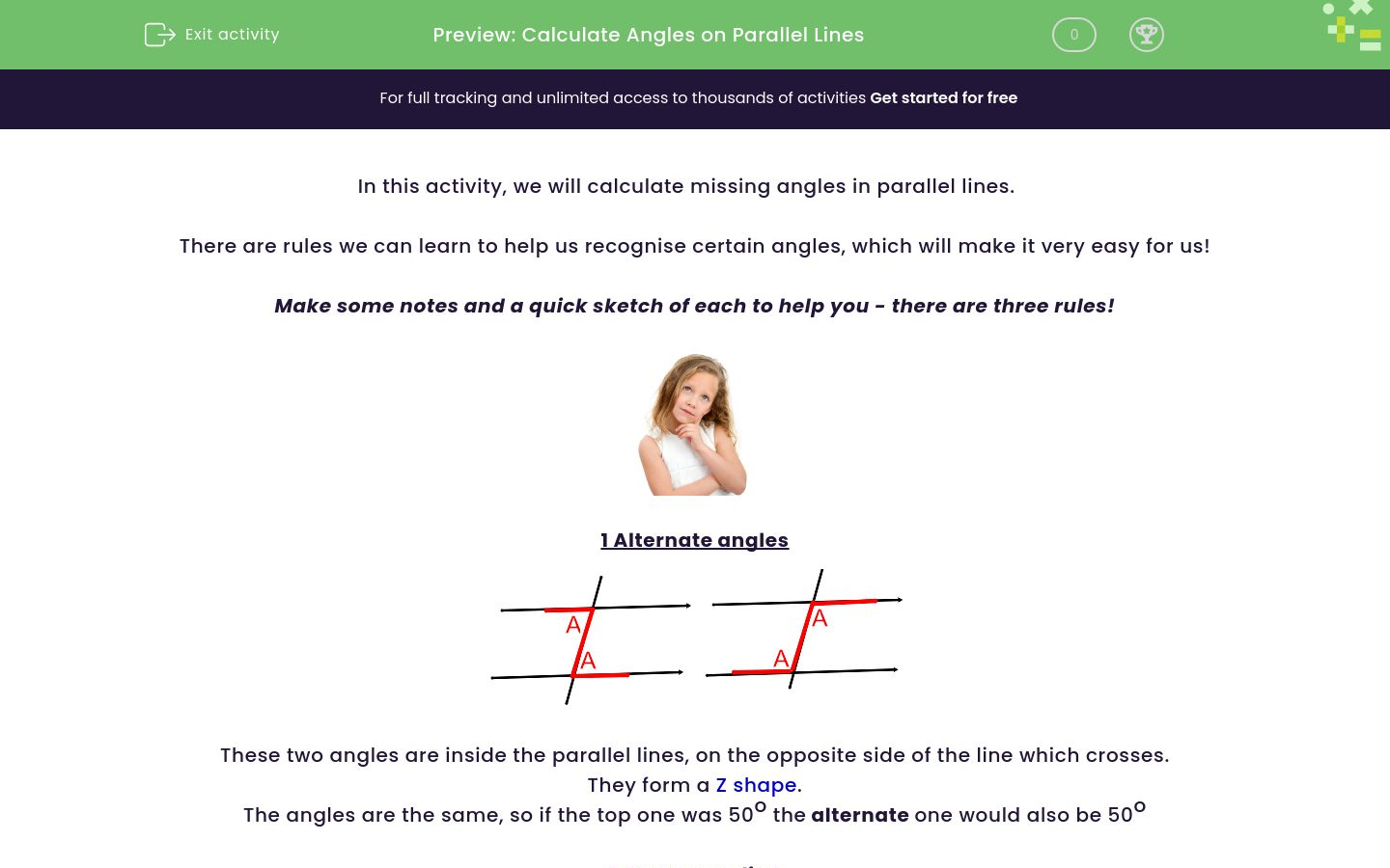 Calculate Angles on Parallel Lines Worksheet - EdPlace