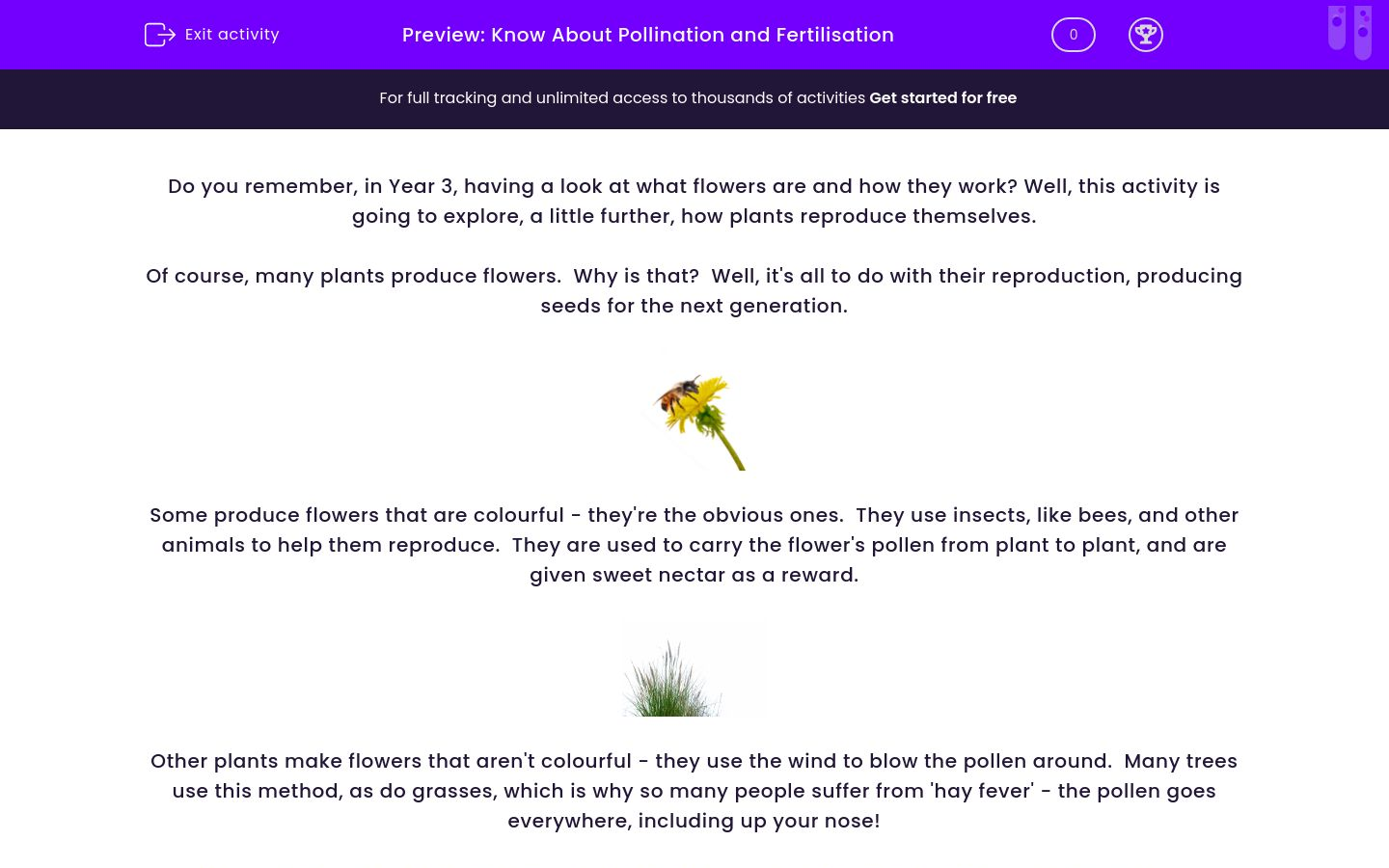 Know About Pollination and Fertilisation Worksheet - EdPlace