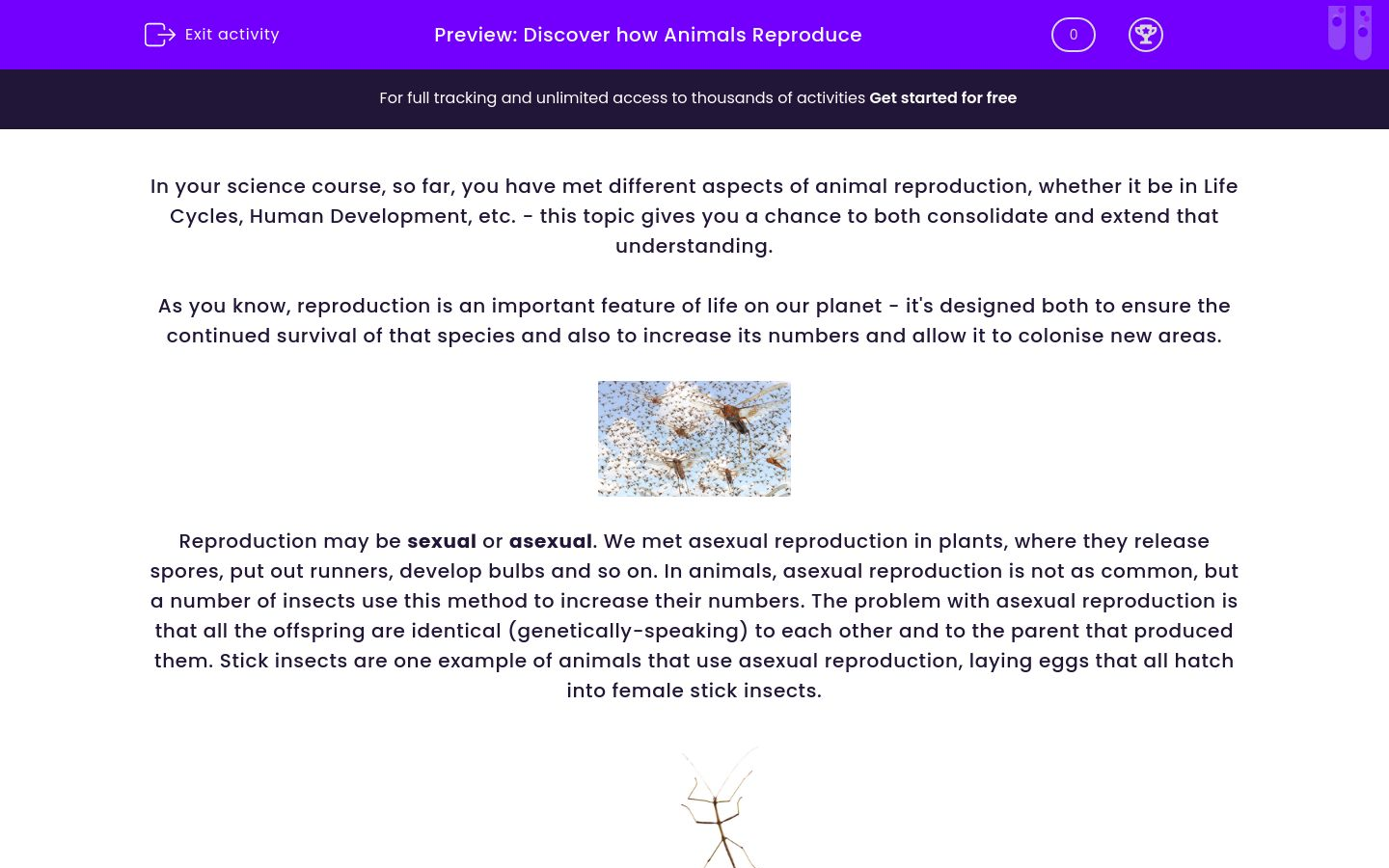 Discover how Animals Reproduce Worksheet - EdPlace