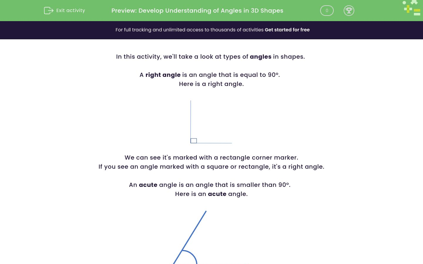 Develop Understanding of Angles in 3D Shapes Worksheet - EdPlace