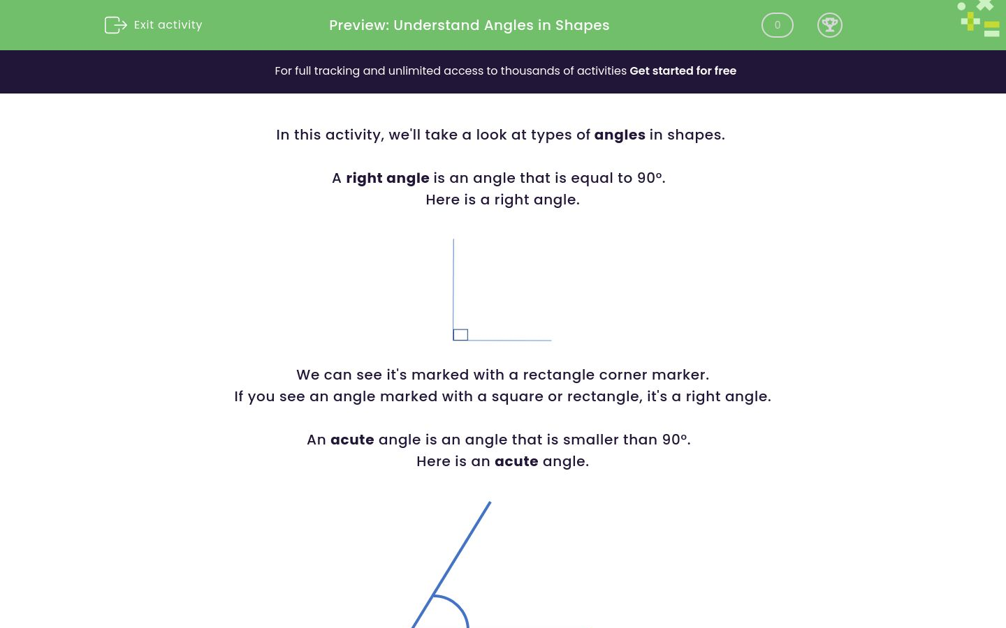 Understand Angles in Shapes Worksheet - EdPlace