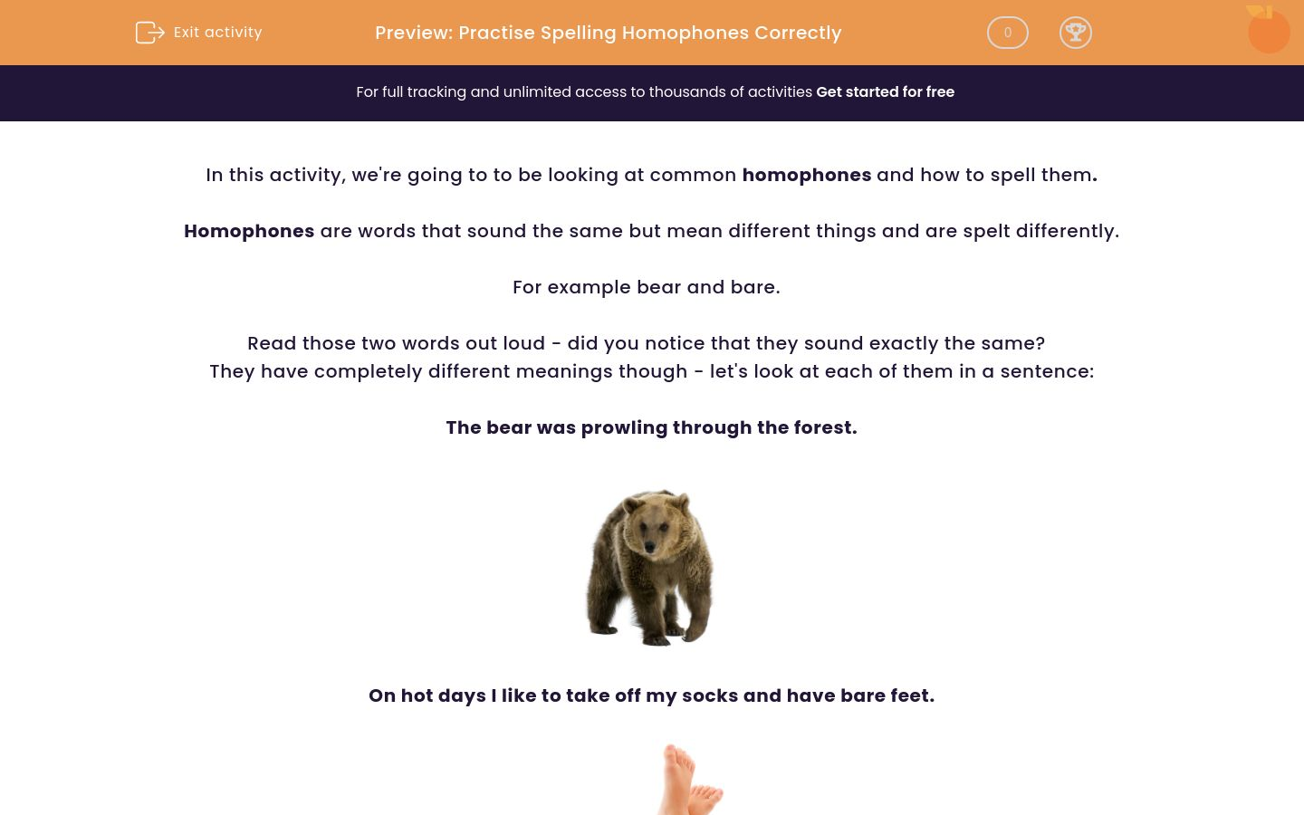Practise Spelling Homophones Correctly Worksheet - EdPlace