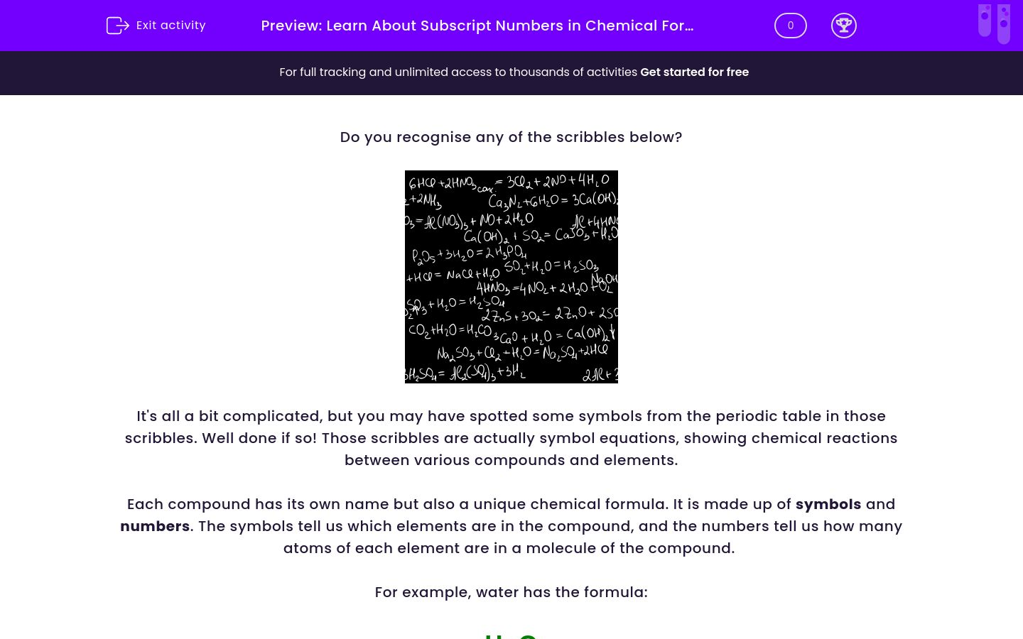 Learn About Subscript Numbers in Chemical Formulae of Compounds ...