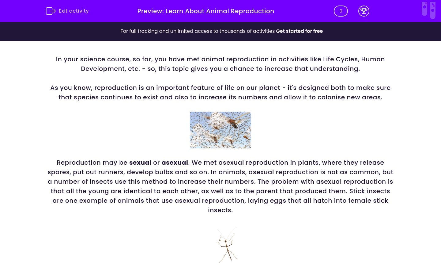 Learn About Animal Reproduction Worksheet - EdPlace