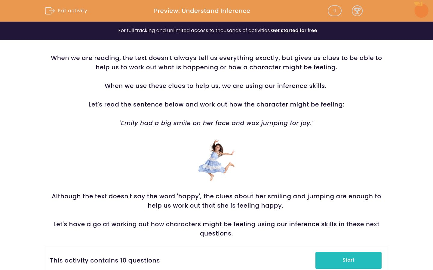 Understand Inference Worksheet - EdPlace