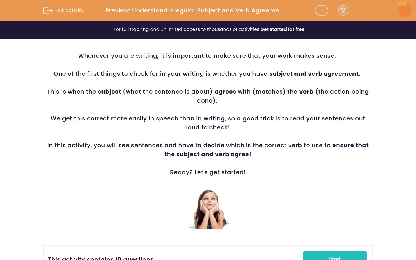 Understand Irregular Subject and Verb Agreement Worksheet - EdPlace