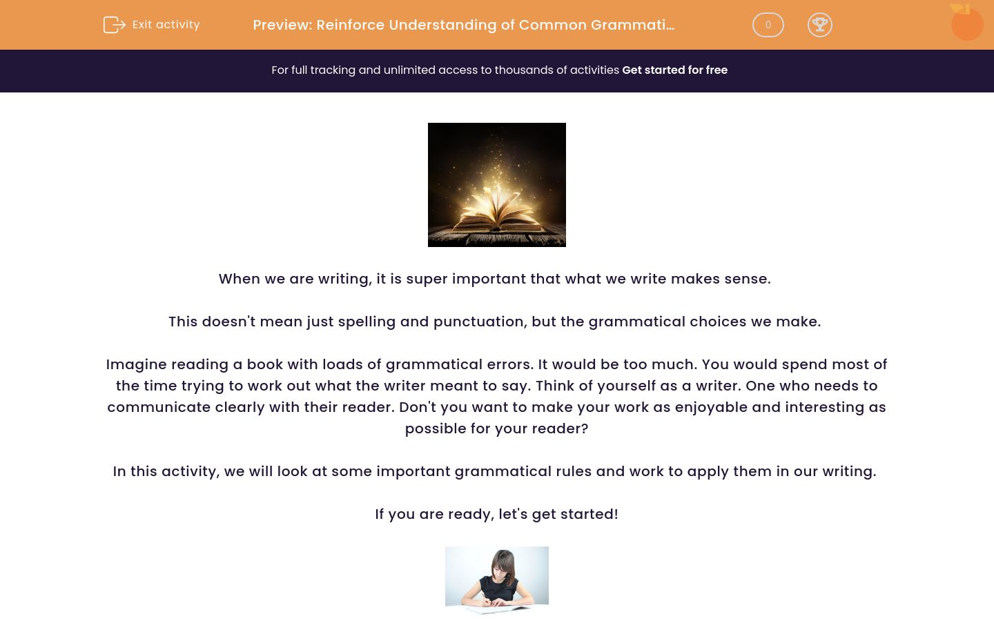 Reinforce Understanding of Common Grammatical Errors Worksheet - EdPlace