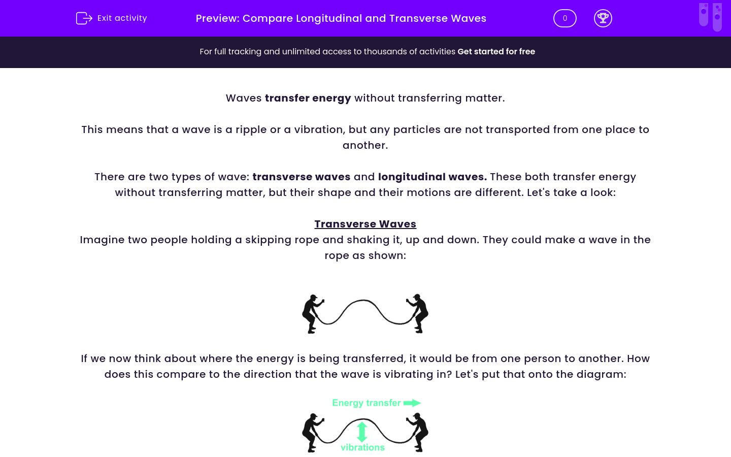 Compare Longitudinal and Transverse Waves Worksheet - EdPlace