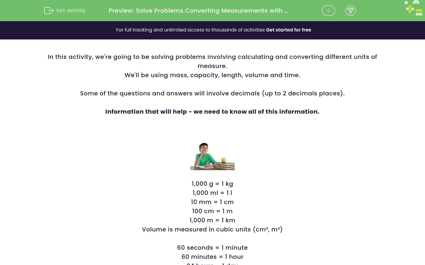 Solve Problems Converting Measurements with up to Two Decimal Places ...