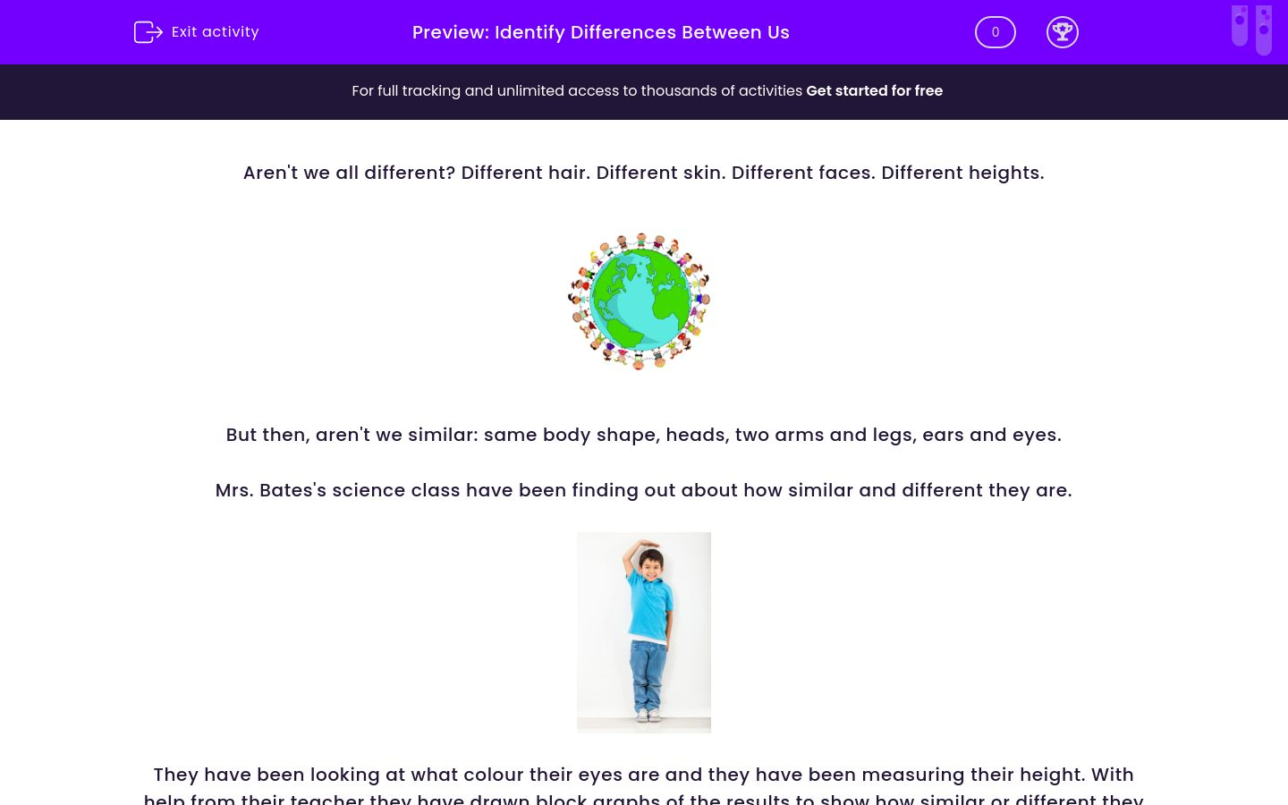 Identify Differences Between Us Worksheet - EdPlace