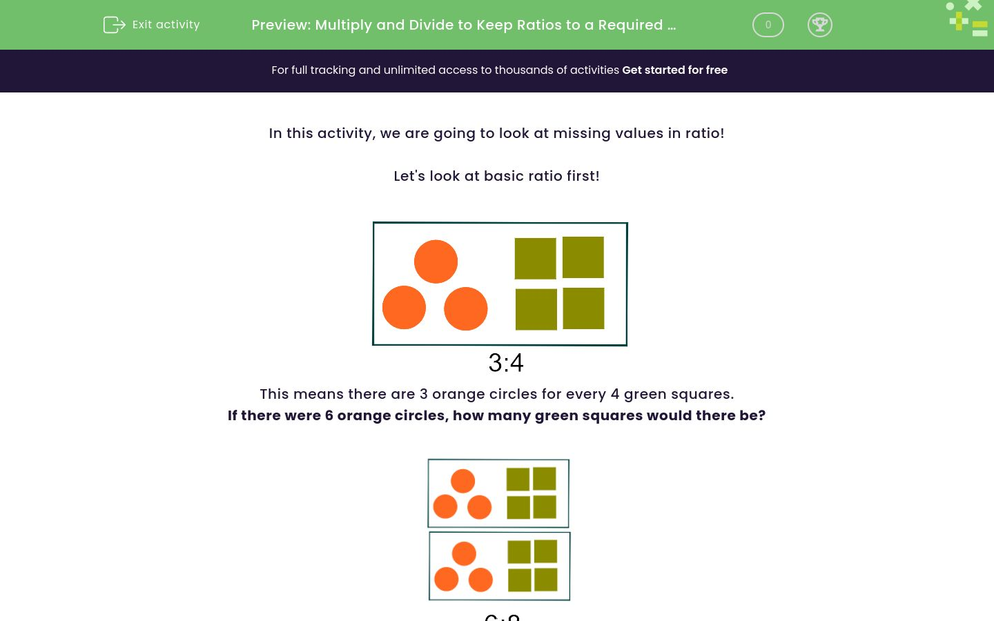 Multiply and Divide to Keep Ratios to a Required Proportion Worksheet ...