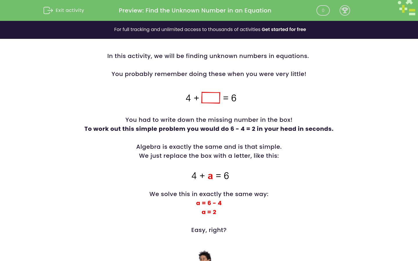 Find the Unknown Number in an Equation Worksheet - EdPlace
