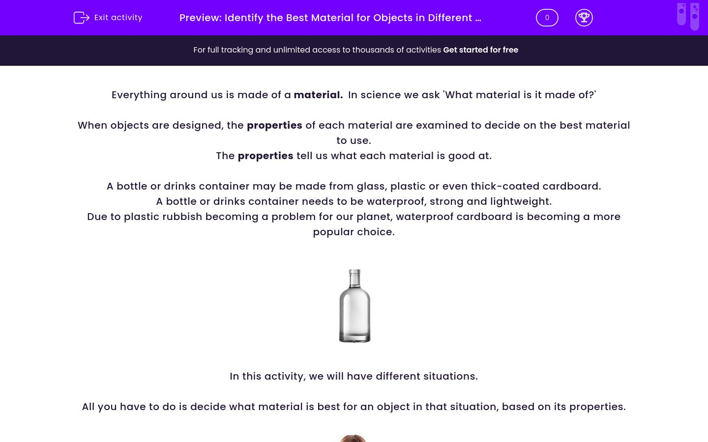 Identify the Best Material for Objects in Different Situations ...