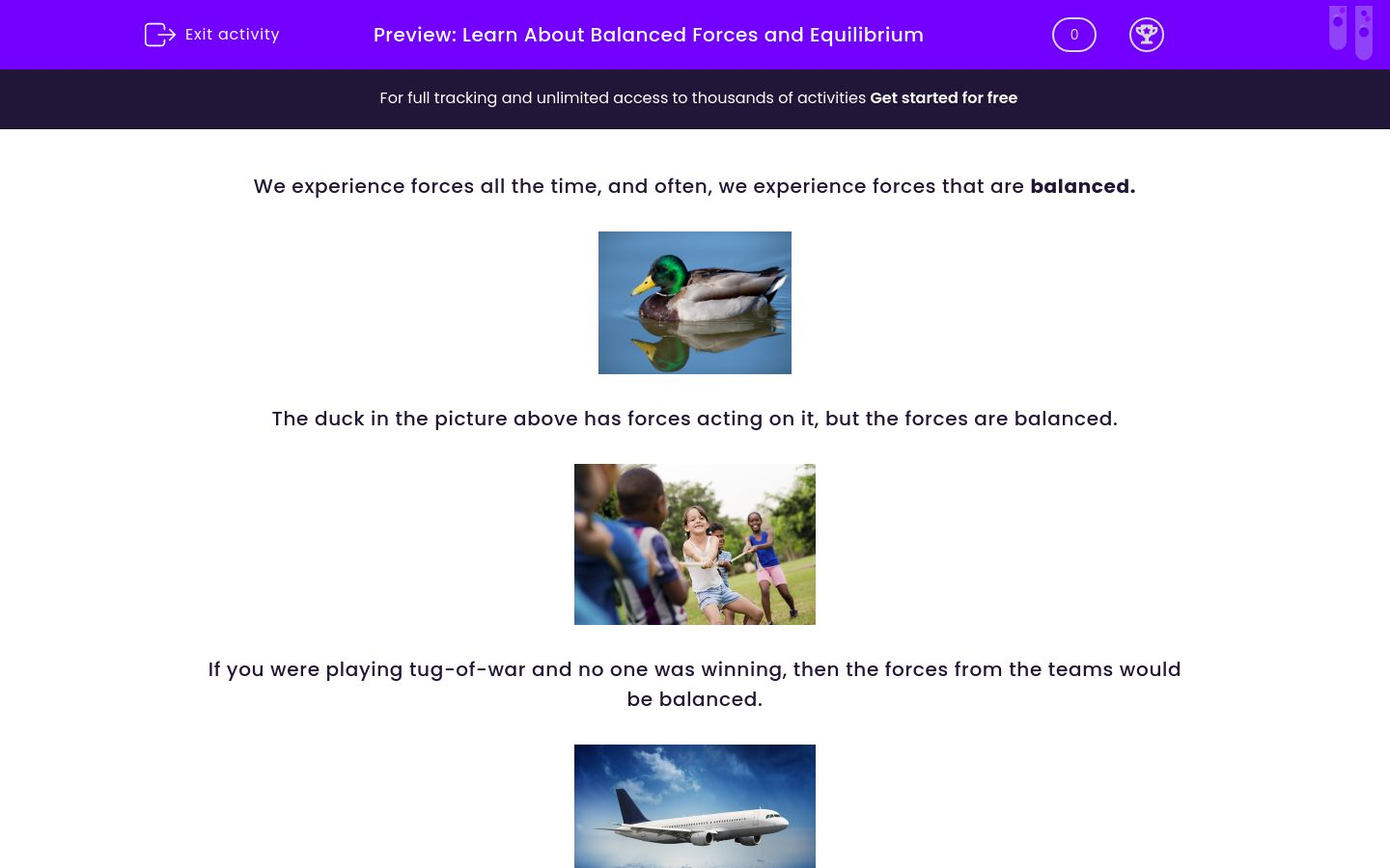 Learn About Balanced Forces and Equilibrium Worksheet - EdPlace