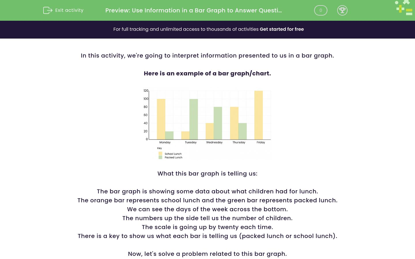 Use Information in a Bar Graph to Answer Questions Worksheet - EdPlace