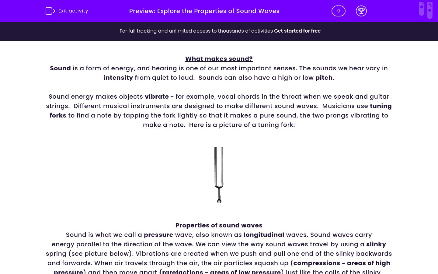 Explore the Properties of Sound Waves Worksheet - EdPlace