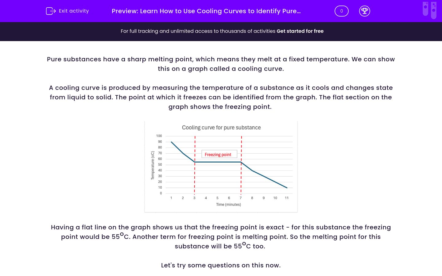Learn How to Use Cooling Curves to Identify Pure and Impure Substances ...