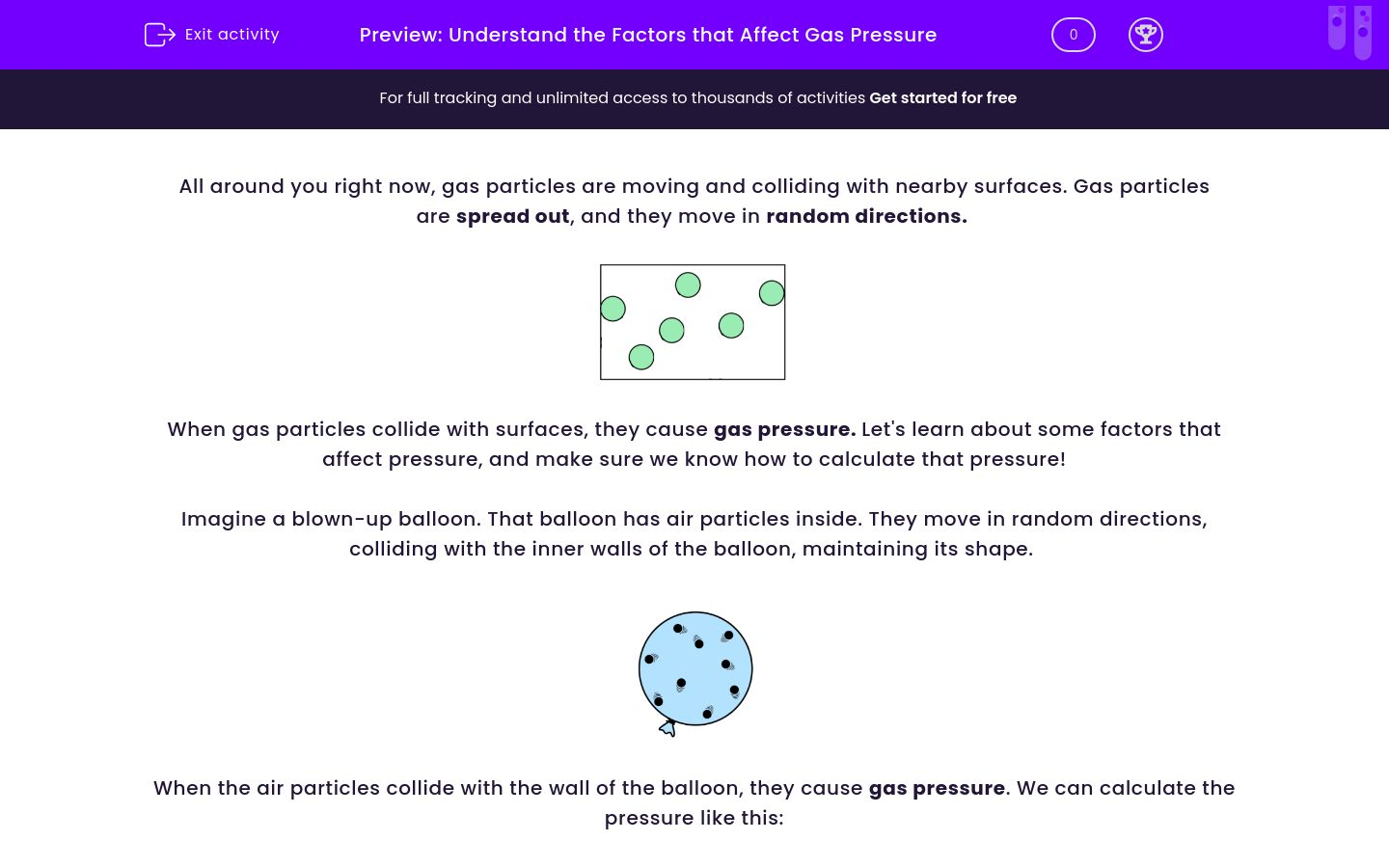 Understand the Factors that Affect Gas Pressure Worksheet - EdPlace