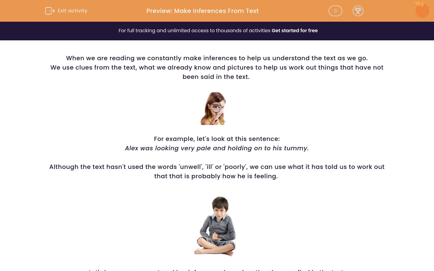 Make Inferences From Text Worksheet - EdPlace
