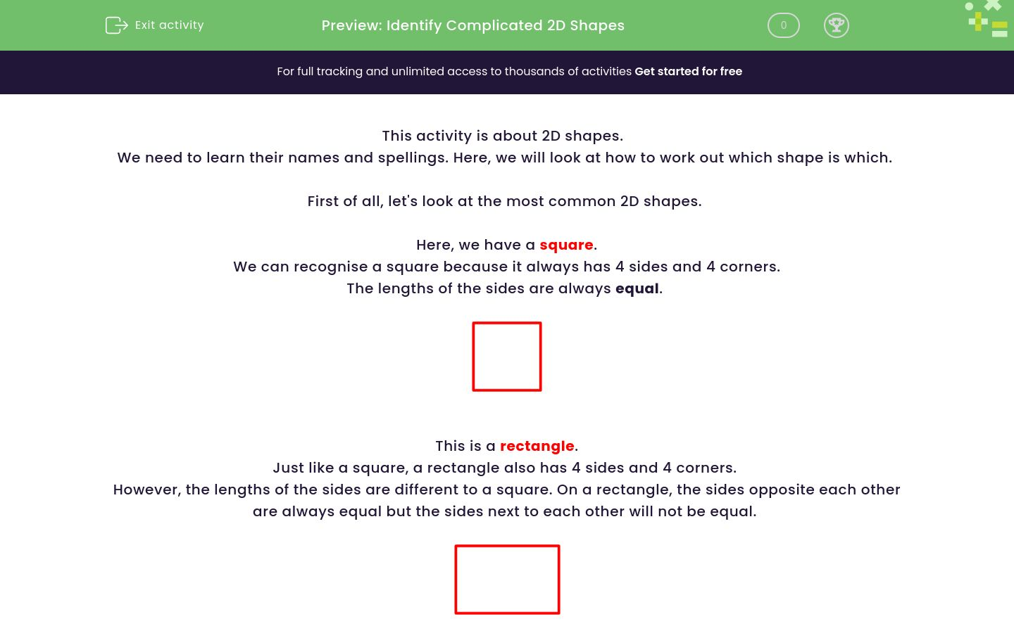 Identify Complicated 2D Shapes Worksheet - EdPlace