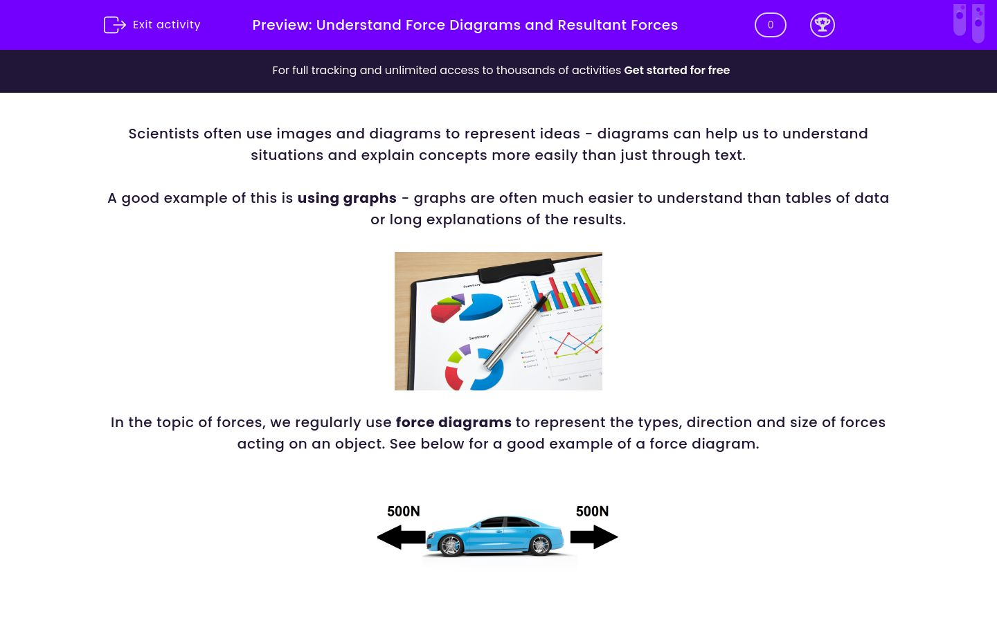 Understand Force Diagrams and Resultant Forces Worksheet - EdPlace