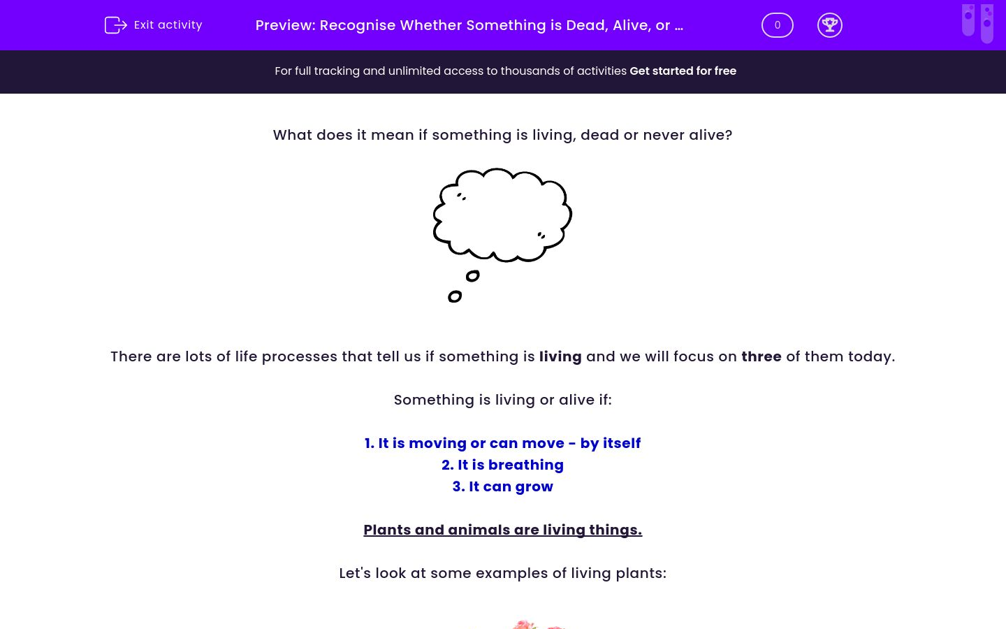 Recognise Whether Something is Dead, Alive, or Never Been Alive ...