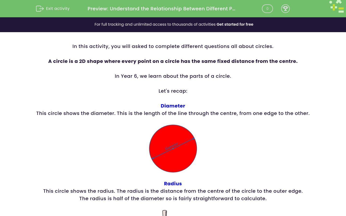 Understand the Relationship Between Different Parts of a Circle ...