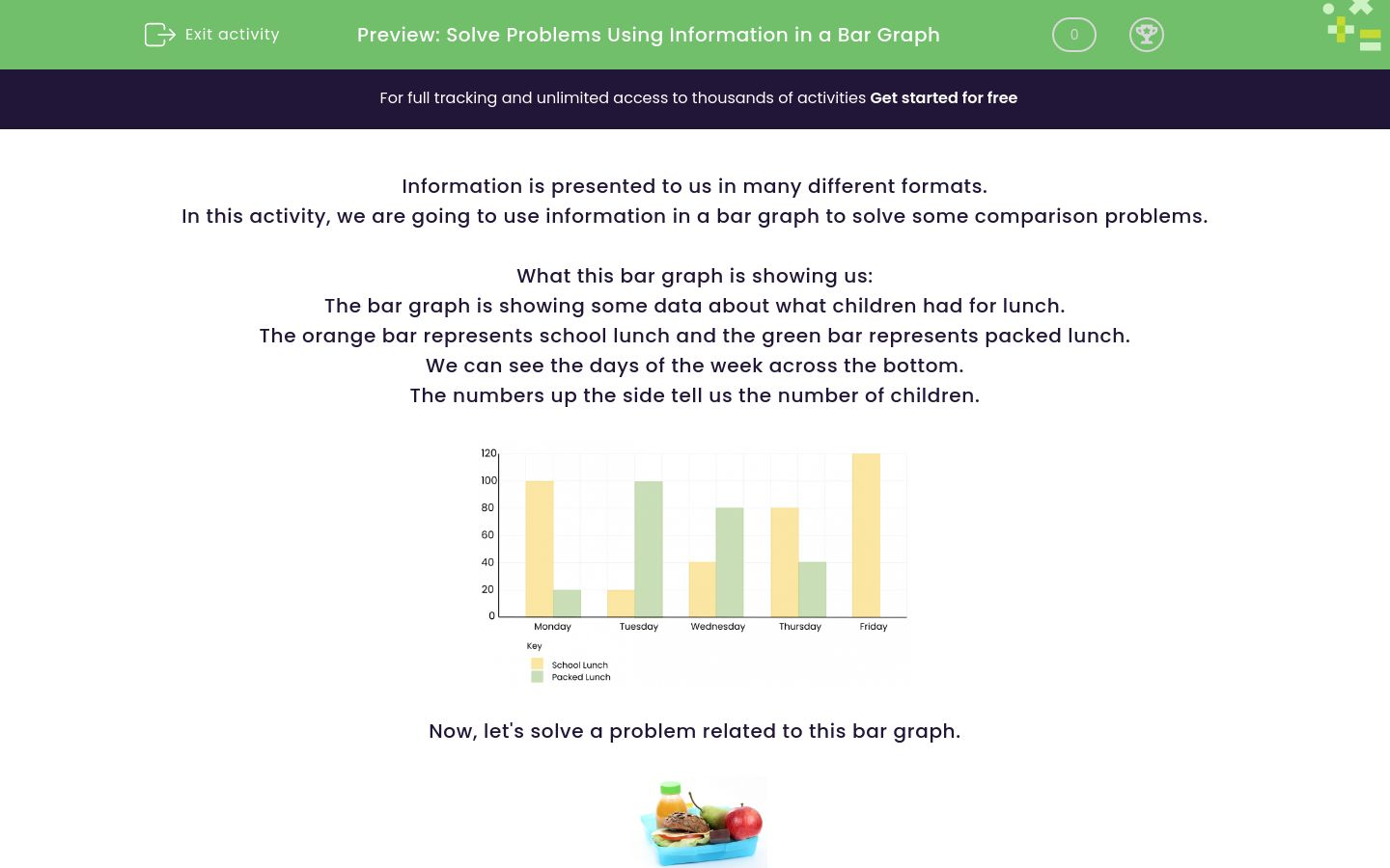 Solve Problems Using Information in a Bar Graph Worksheet - EdPlace