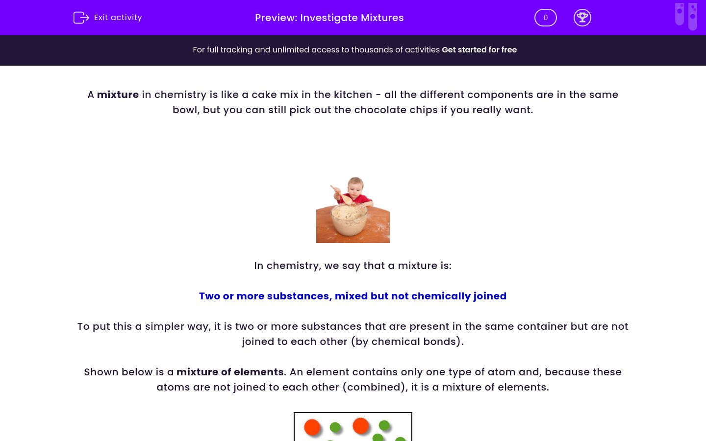 Investigate Mixtures Worksheet - EdPlace