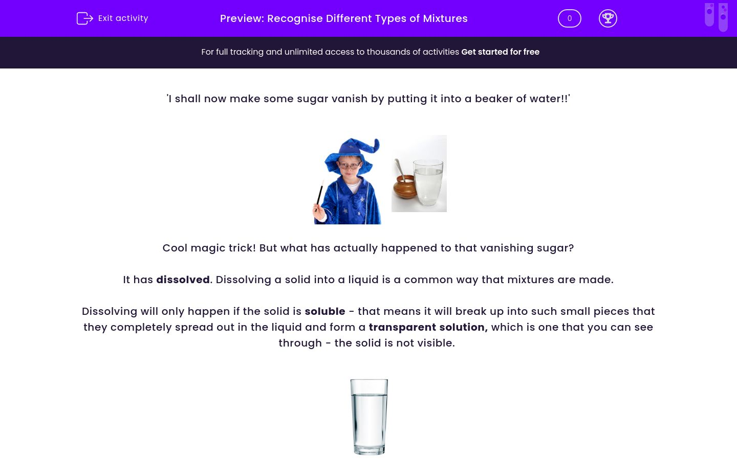 Recognise Different Types of Mixtures Worksheet - EdPlace