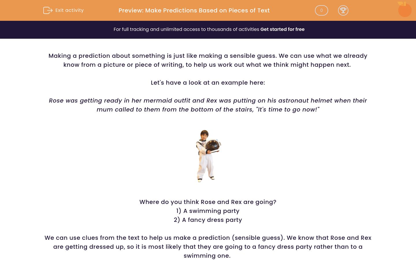 Make Predictions Based on Pieces of Text Worksheet - EdPlace