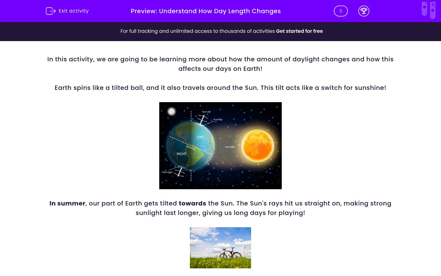 Understand How Day Length Changes Worksheet - EdPlace