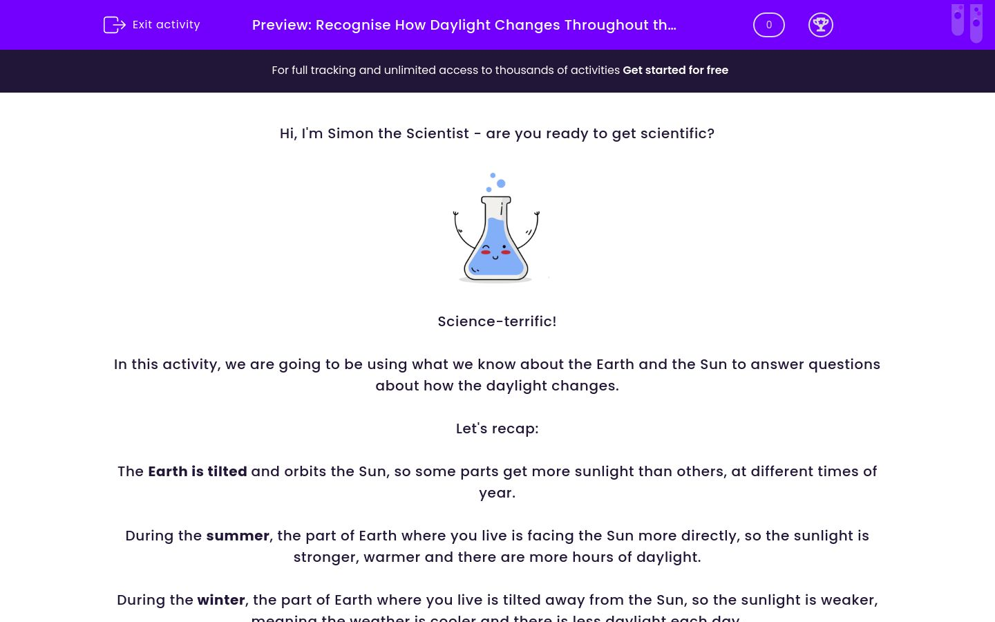 Recognise How Daylight Changes Throughout the Year Worksheet - EdPlace